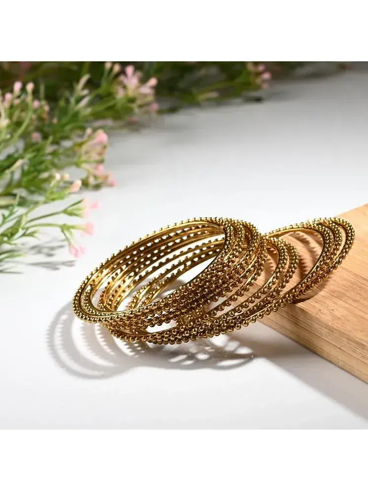 Somil Gold Bangle Set Pack of 12 Buy Somil Gold Bangle Set Pack of 12 Online in India on Snapdeal